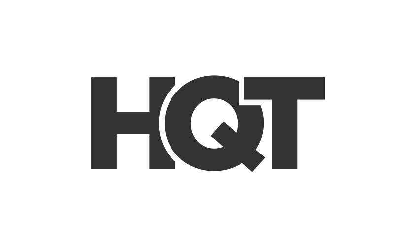 Htr logo design template with strong and modern Vector Image