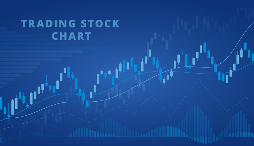 Candlestick chart indicators forex selling Vector Image