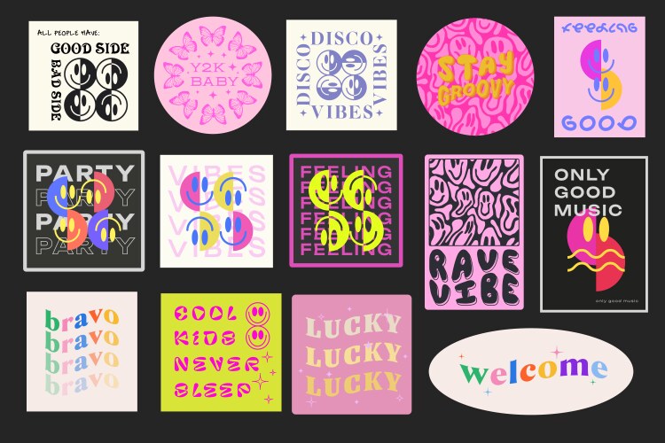 Cool Stickers Vector Images (over 52,000)