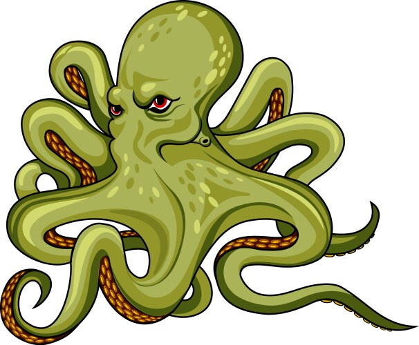 Octopus cartoon Vector Images & Graphics for Commercial Use | VectorStock
