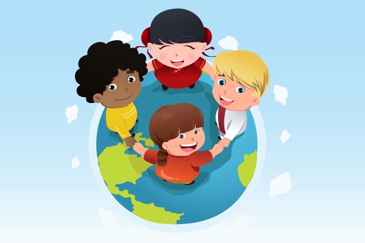 Kids Unity Vector Images (over 6,300)