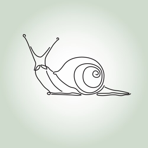 Cartoon snail Royalty Free Vector Image - VectorStock