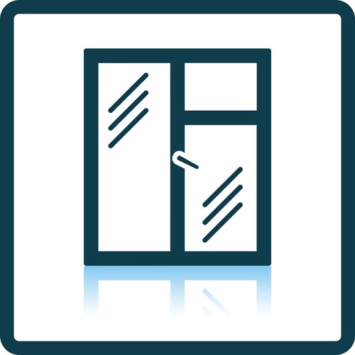 Broken window icon Royalty Free Vector Image - VectorStock