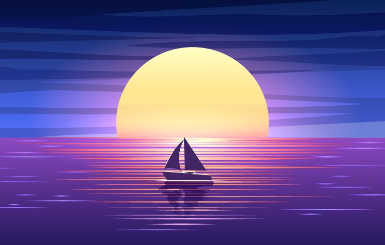 Sunset Cartoon Vector Images (over 34,000)