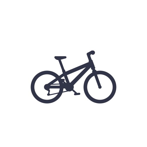 Mountain bike symbol Royalty Free Vector Image