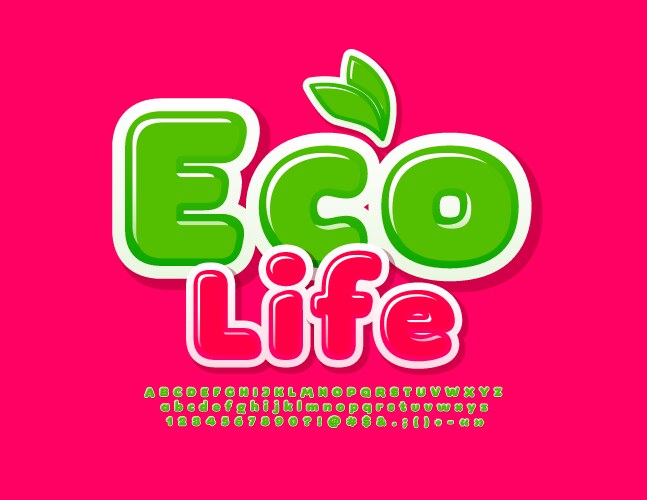 Eco Font Vector Images (over 25,000)