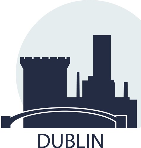 Dublin logo Royalty Free Vector Image - VectorStock