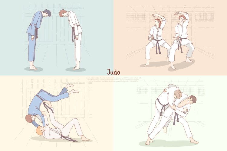 Judo Cartoon Vector Images (over 1,800)