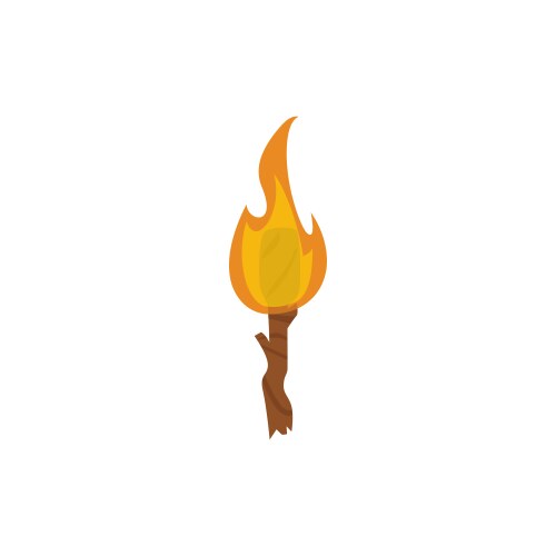 Victory flame symbol hand hold fire torch icon Vector Image Victory flame symbol hand hold fire torch icon Vector Image