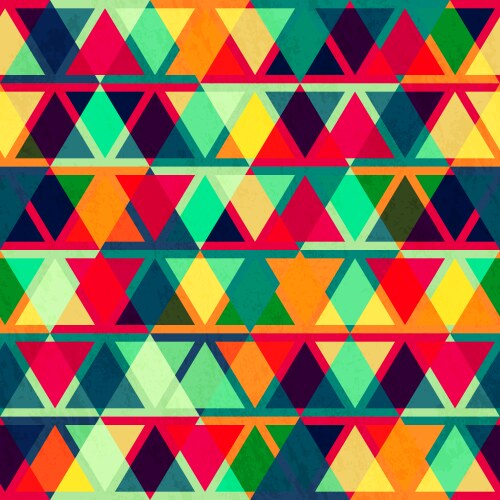 Seamless triangle pattern texture Royalty Free Vector Image