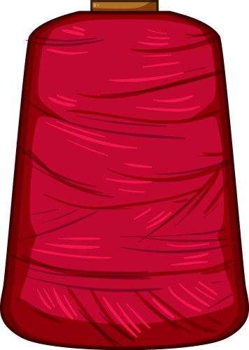 Needle thread spool cartoon Royalty Free Vector Image