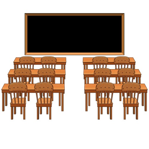 Classroom School Class Room Vector Images (over 6,200)