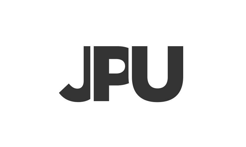 Qnu logo design template with strong and modern Vector Image