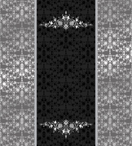 Royal background with silver frame Royalty Free Vector Image