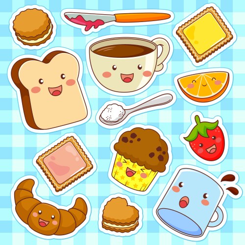 Daily menu items Royalty Free Vector Image - VectorStock