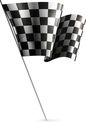 Red Racing Flag Background Royalty Free Vector Image