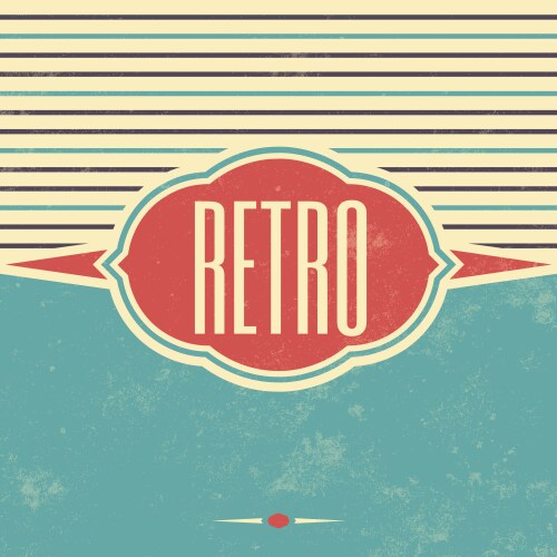 Vintage design set Royalty Free Vector Image - VectorStock