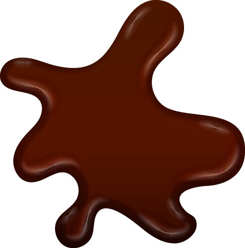 Red splash spot blood stain blob Royalty Free Vector Image