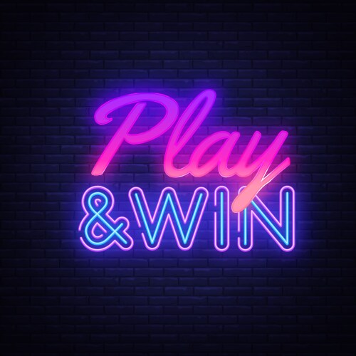 Cyber game neon text Royalty Free Vector Image