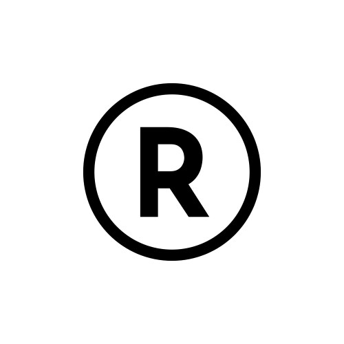 White Registered Trademark Symbol Vector Images (over 370)