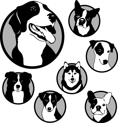 Dog Emblem Vector Images (over 27,000)