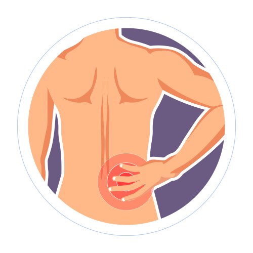 Backache Royalty Free Vector Image - VectorStock