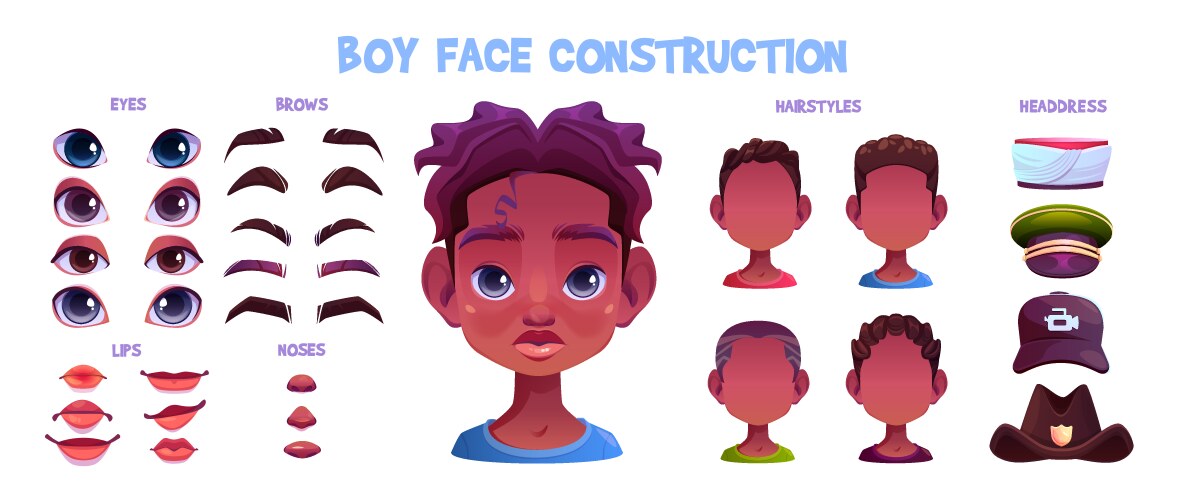 Kid Face Vector Images (over 180,000)