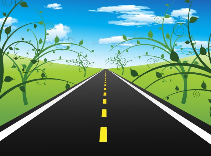 Highway Royalty Free Vector Image - VectorStock