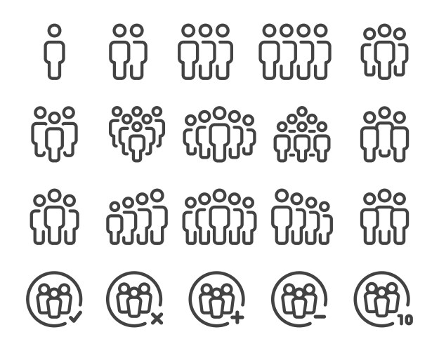 Unique person icon Royalty Free Vector Image - VectorStock