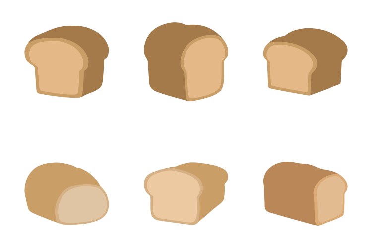 Bread icon design food Royalty Free Vector Image
