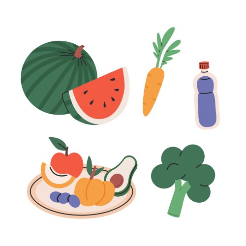 Healthy Food Cartoon Vector Images (over 290,000)