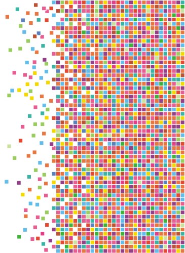 Colorful pixels background Royalty Free Vector Image