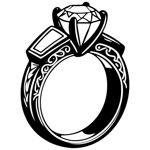 Wedding Ring Cartoon Vector Images (over 5,700)