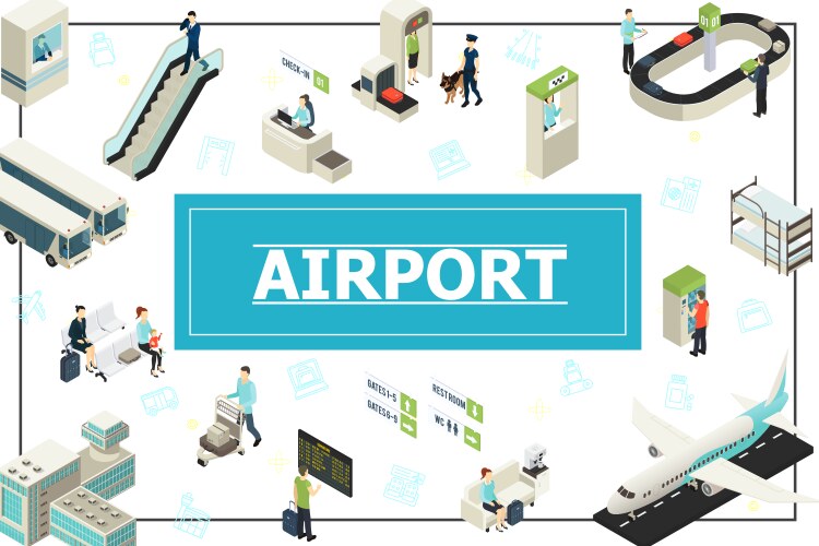 Airport Royalty Free Vector Image - VectorStock
