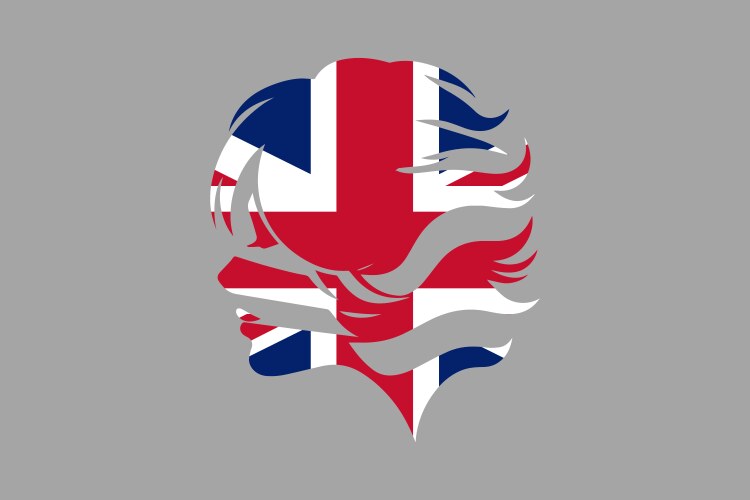 British girl Royalty Free Vector Image - VectorStock