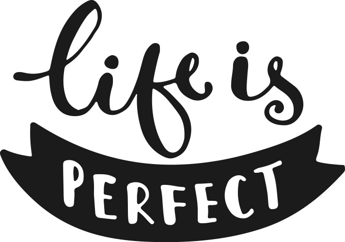 Hand drawn lettering poster Royalty Free Vector Image