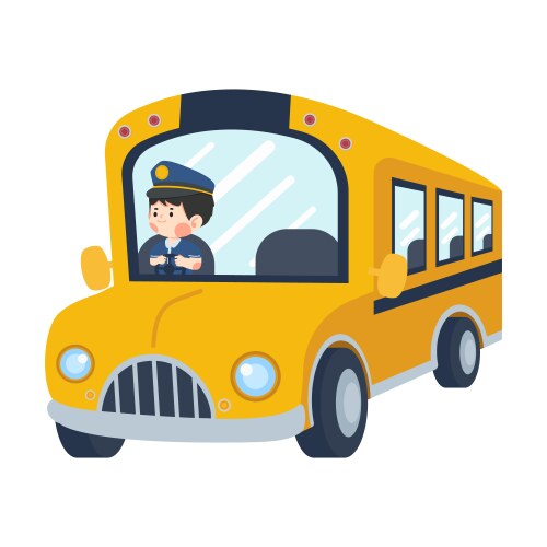 School Bus Driver Vector Images (over 2,600)
