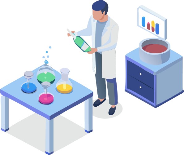 Sample preparation Vector Images & Graphics for Commercial Use ...