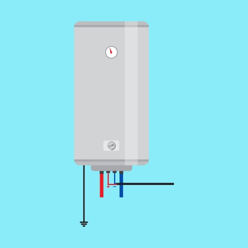 Electric water heater symbol Vector Images & Graphics for Commercial ...