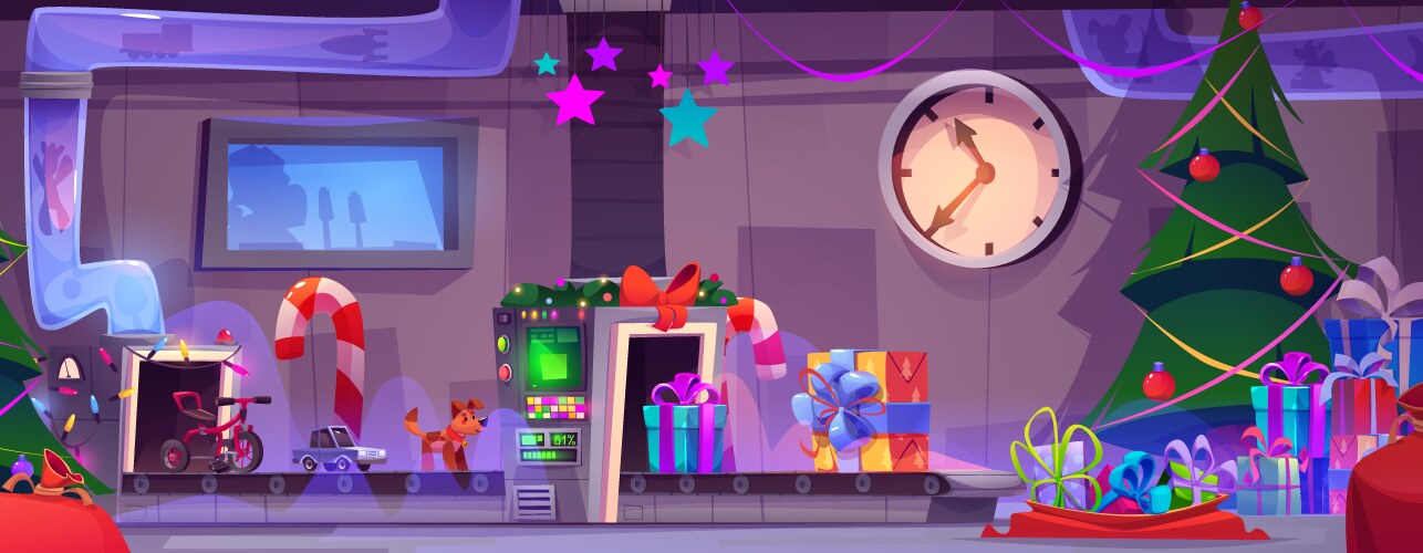 Santas Toy Factory Vector Images (over 120)