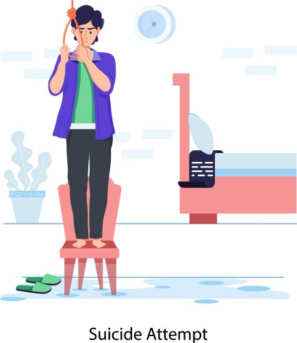 Silent struggle Royalty Free Vector Image - VectorStock