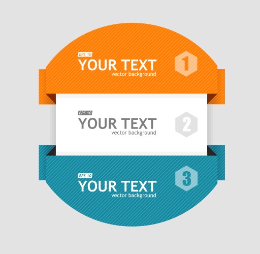 Colorful text boxes options banner Royalty Free Vector Image Colorful text boxes options banner Royalty Free Vector Image