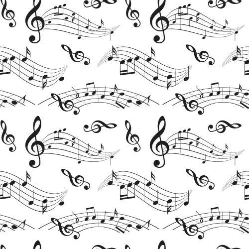 Music notes background Royalty Free Vector Image