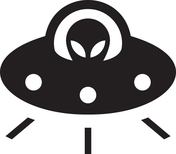 Raelians symbol in gold Royalty Free Vector Image