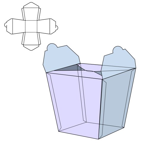 Folding Box Template Vector Images (over 6,100)