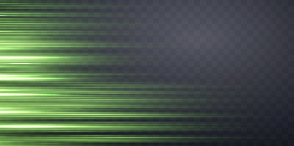 Speed rays velocity light neon flow zoom Vector Image