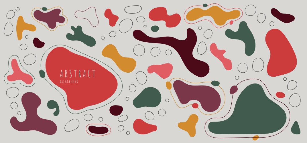 Collection of abstract emphasis shape texture Vector Image