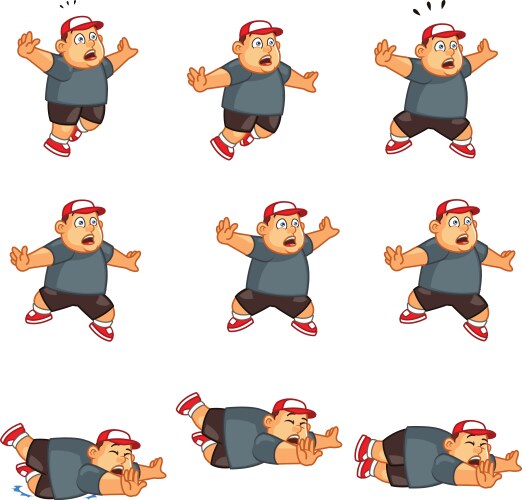 Fat Boy Cartoon Vector Images (over 2,700)