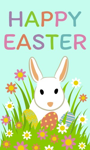 Road to happy easter Royalty Free Vector Image