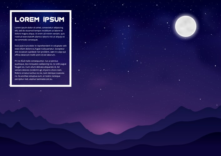 Mountain Night Sky Vector Images (over 16,000)